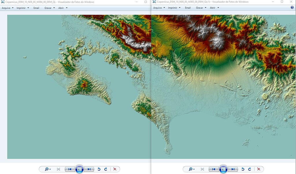 Heightmap with different patterns - APIs - Copernicus Data Space ...